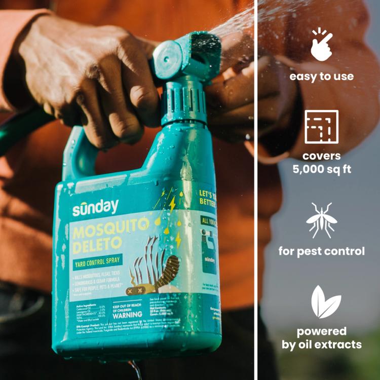Mosquito Deleto Mosquito Spray for Yards | Sunday Lawn Care