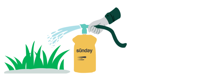 Sunday Lawn Kickstart Fertilizer Instructions | Sunday Lawn Care