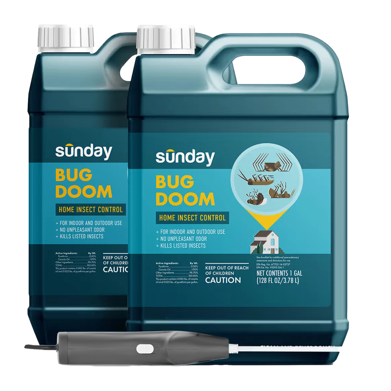 Sunday Bug Doom Home Insect Control (2 pack) | Sunday Lawn Care