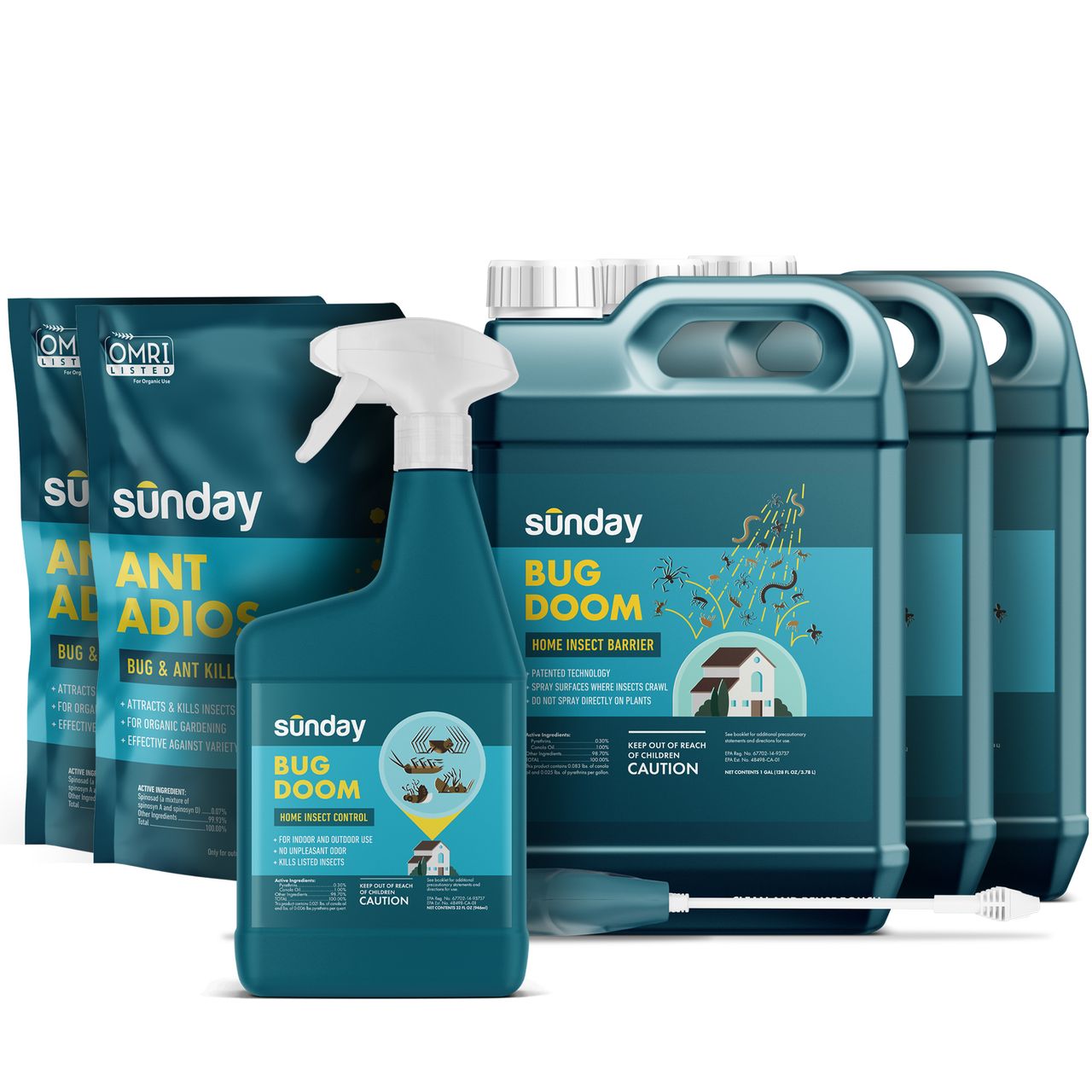 Large Total Home Pest Protection Subscription Plan | Sunday Lawn Care