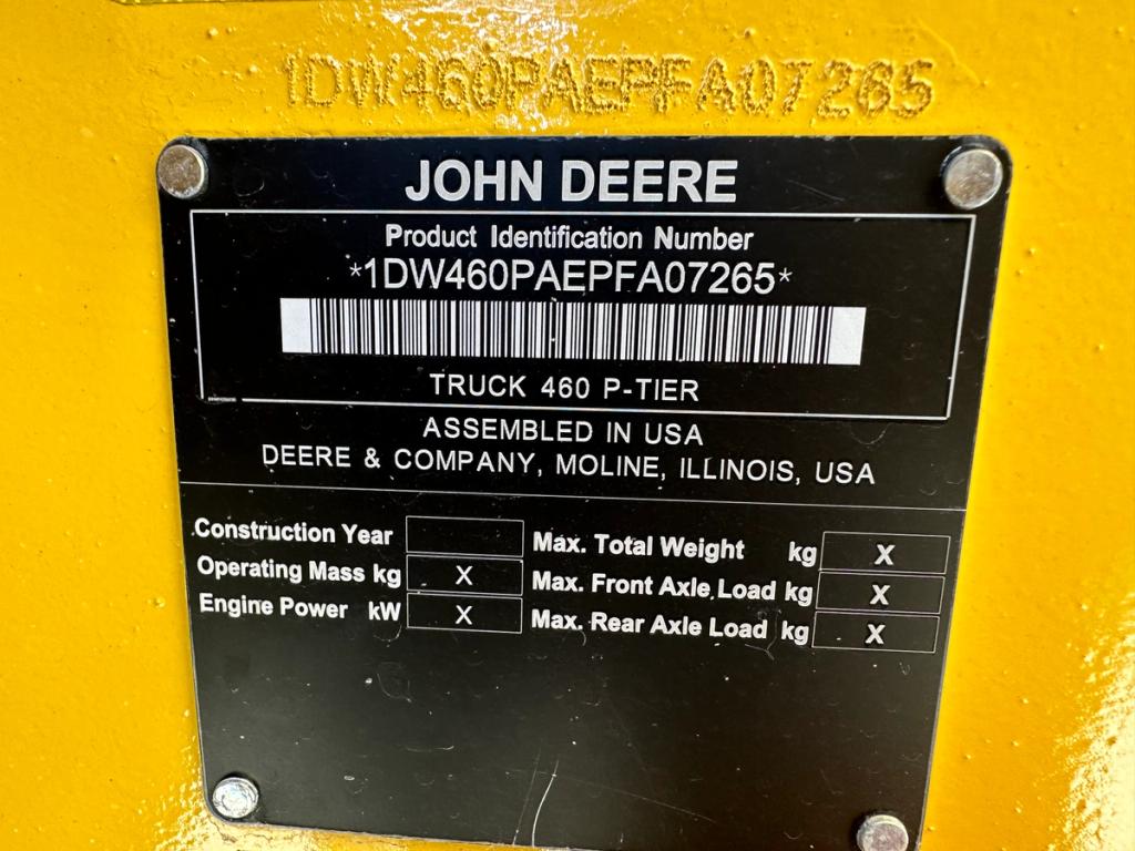 2023 JOHN DEERE 460P ARTICULATED TRUCK | Newman Tractor