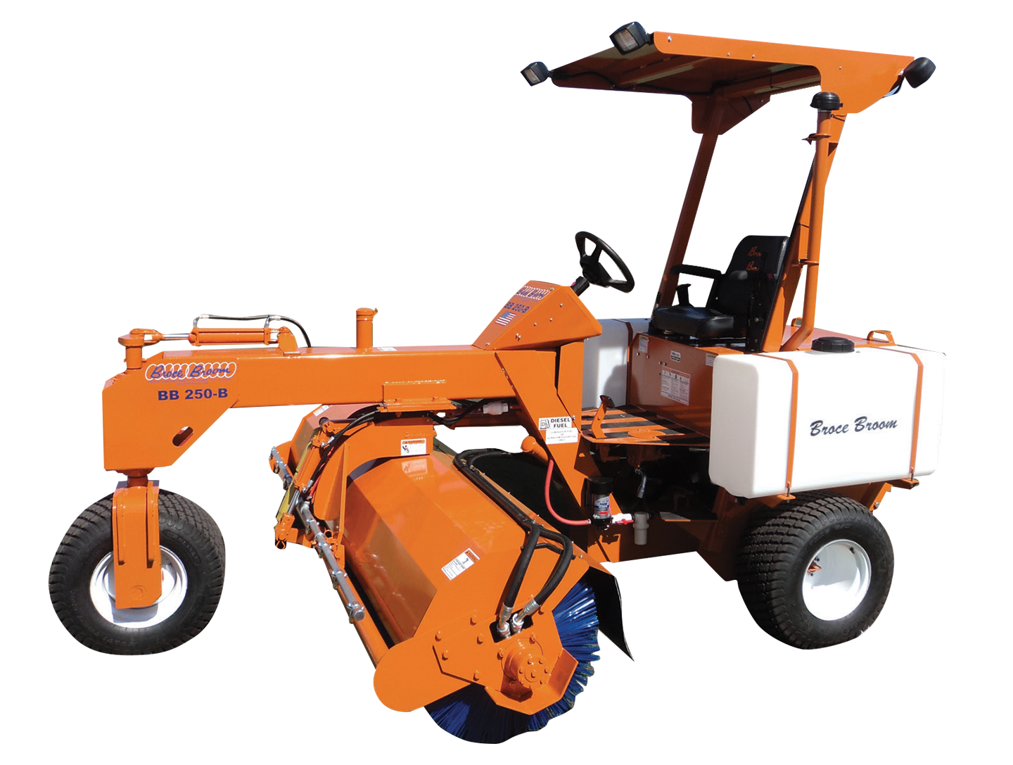 BROCE Turf Boss Street Sweepers | Newman Tractor