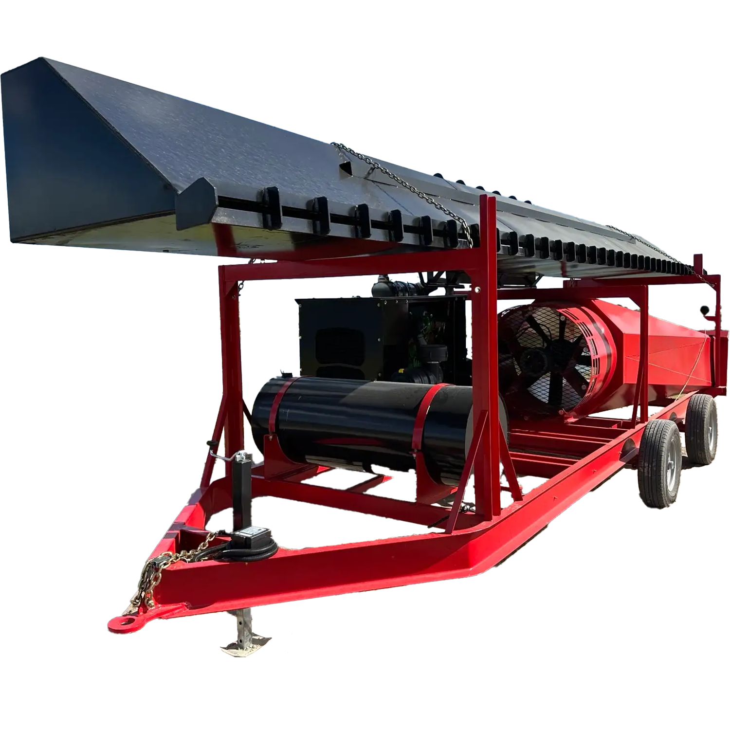 30 Foot, 8000 ft/min Air Curtain Burner - For Rent | Newman Tractor