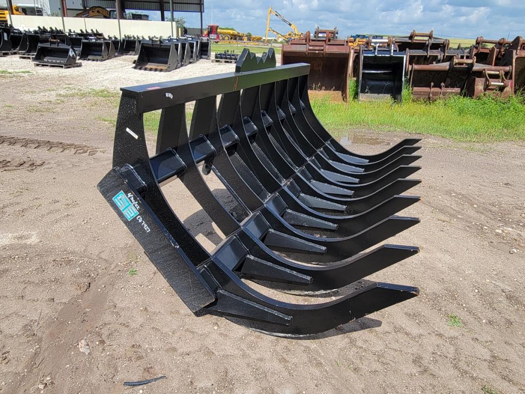 120" LOADER RAKE FOR JRB416 COUPLER | Newman Tractor