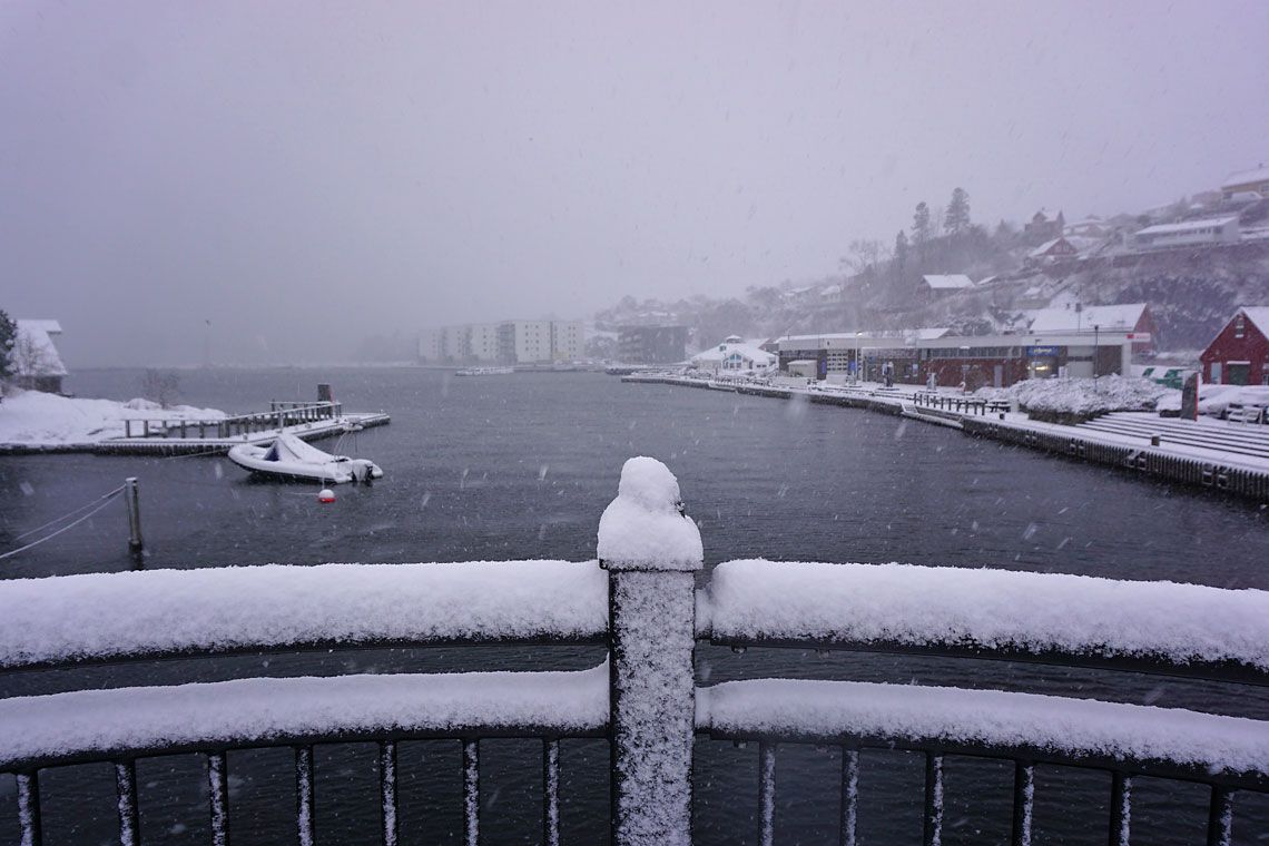Melder kuling og regn - Midtsiden