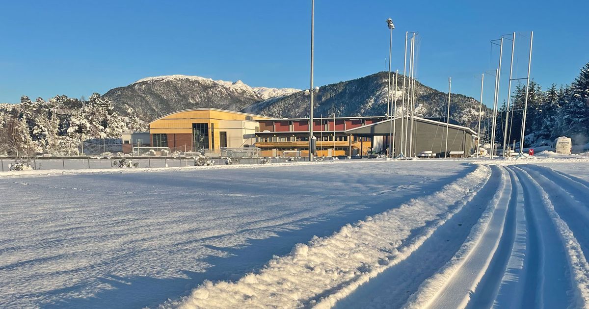 Skiløype på Kuventræ - Midtsiden