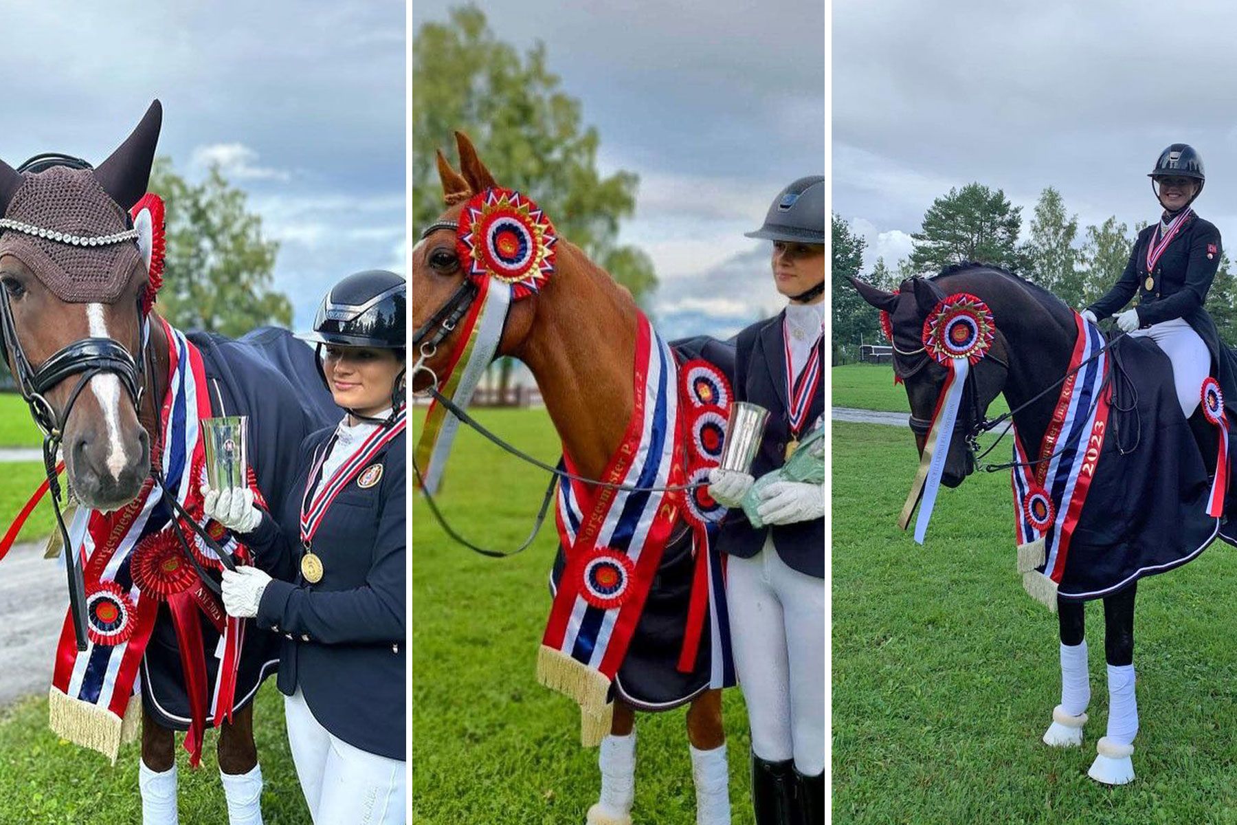 Tre jenter frå Os vann kvar sitt NM-gull