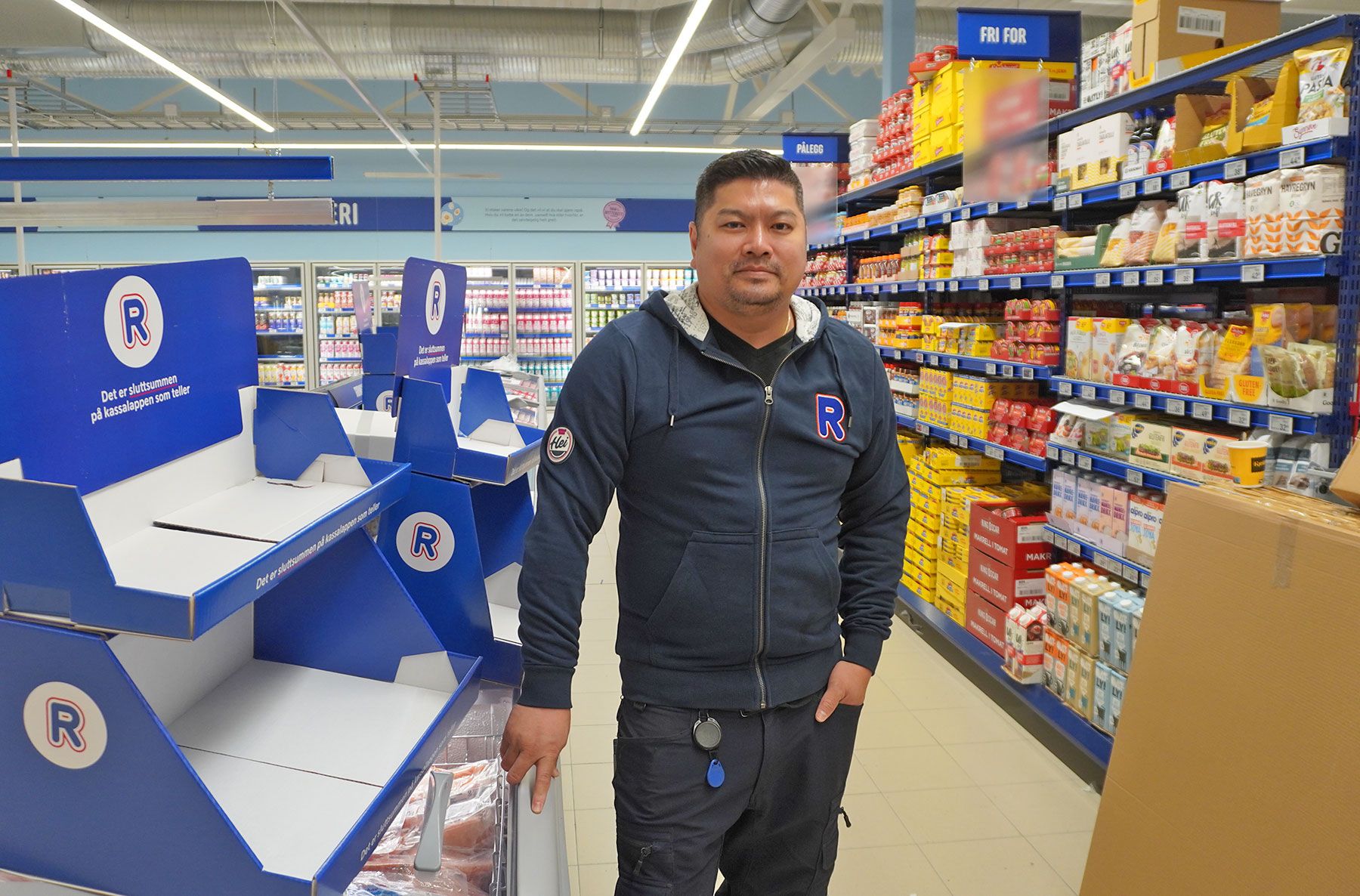 Ny Rema-butikk får ny form for hurtigkasse