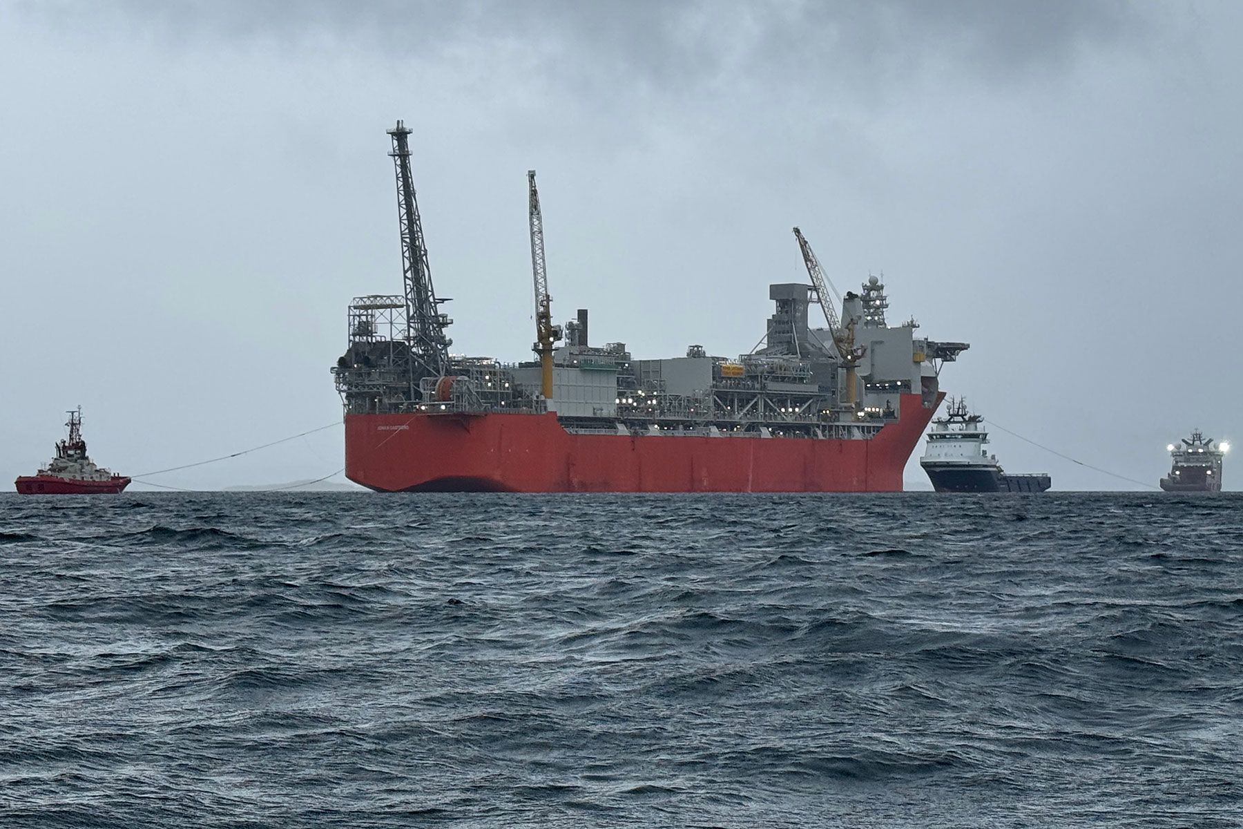 FPSO Johan Castberg ruvar i Bjørnafjorden