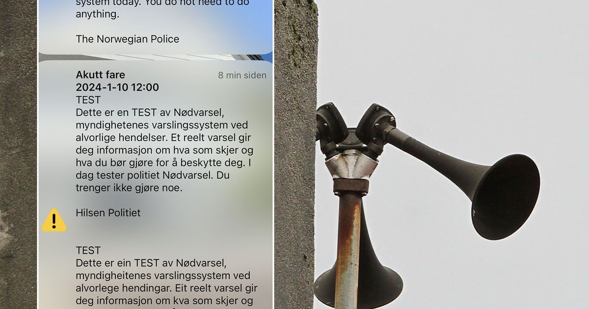 Fekk du ikkje nødvarselet? Fekk du ikkje nødvarselet?