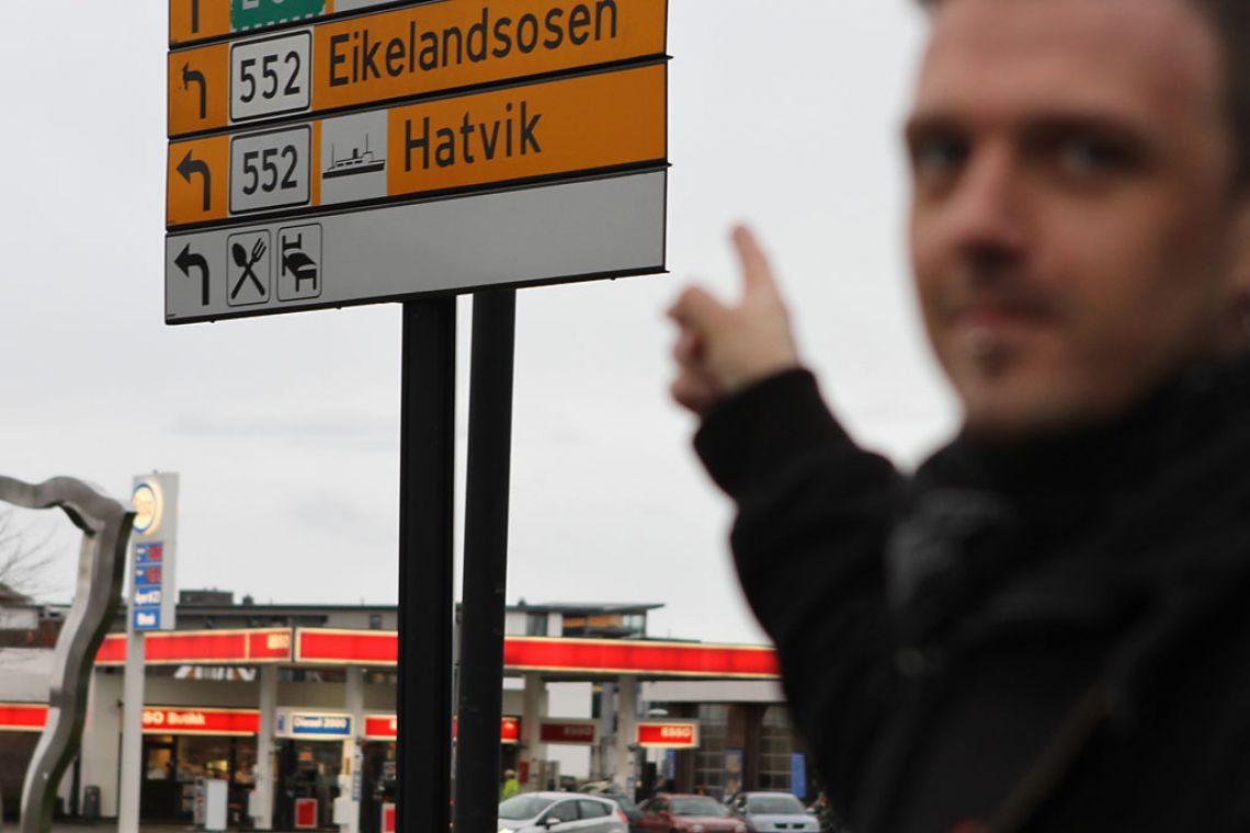 Os + Fusa på ferja - Midtsiden