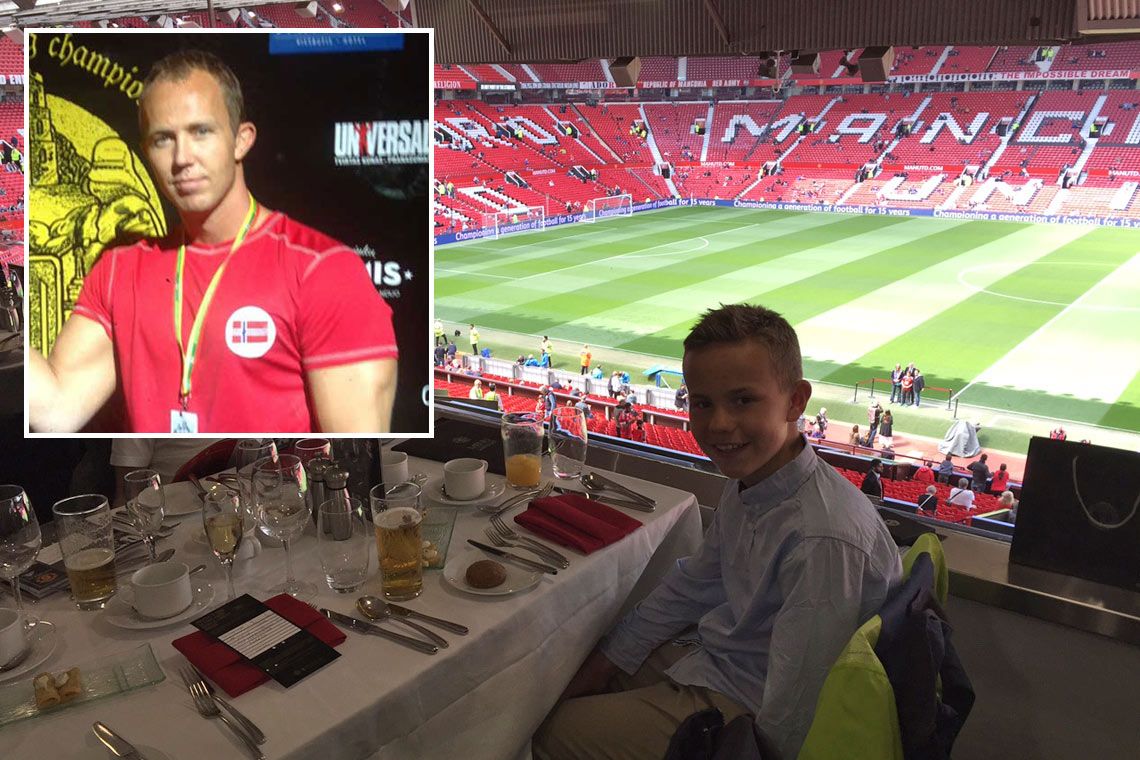 Emil (12) skulle sjå sin første kamp på Old Trafford - Midtsiden
