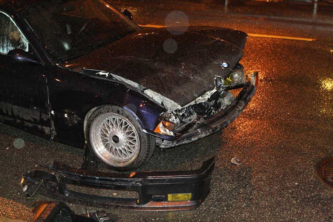 Knuste 5 timar gamal BMW