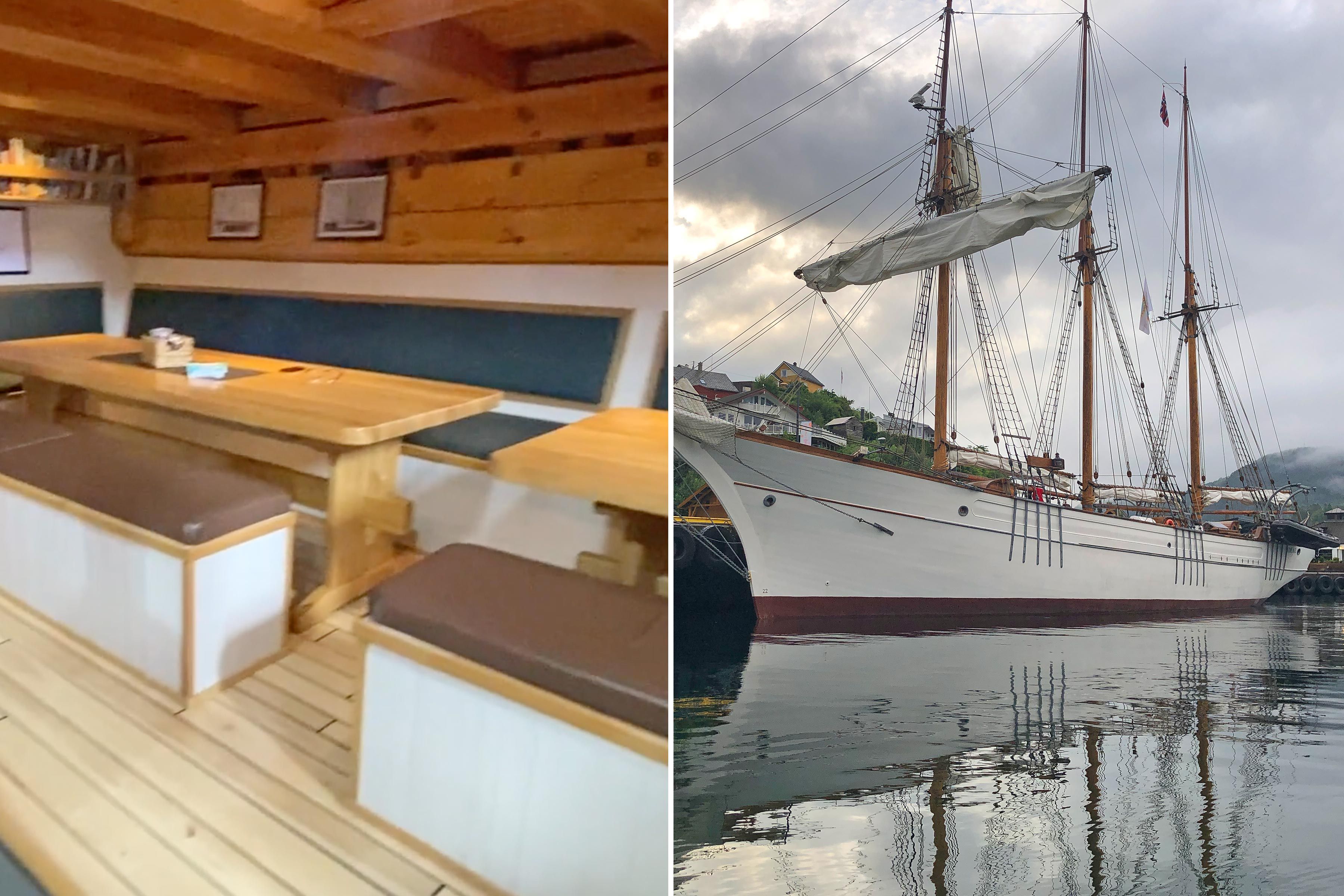 Om bord i skonnerten «Ideal»