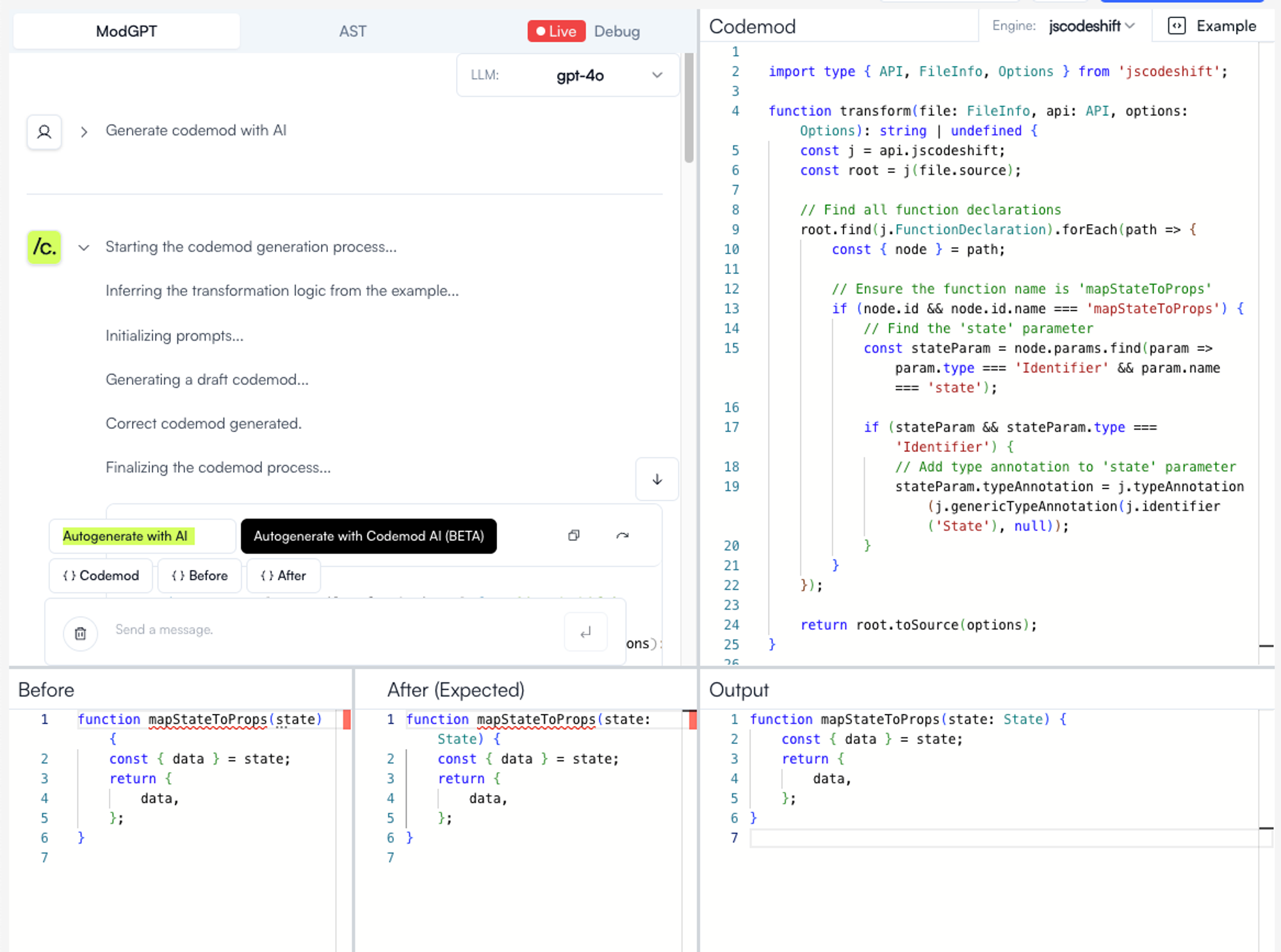Introducing: Improved Codemod AI | Codemod.com
