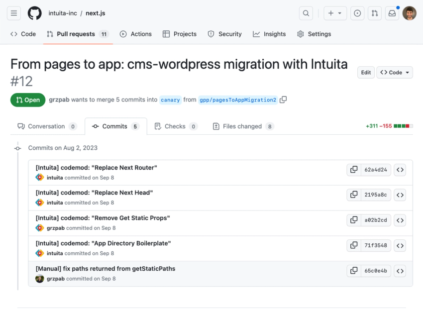 Next.js App Router Migration with Codemod