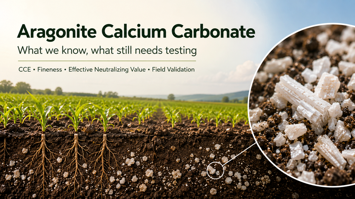 Aragonite Calcium Carbonate: Promising Soil Amendment or Still an Open ...