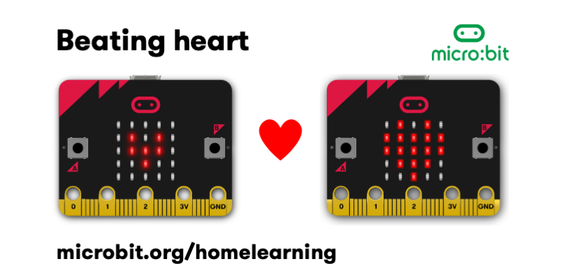 micro:bit at home - beating heart | micro:bit