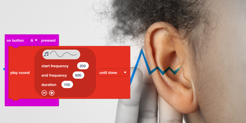 New MakeCode sound feature for creativity and learning | micro:bit