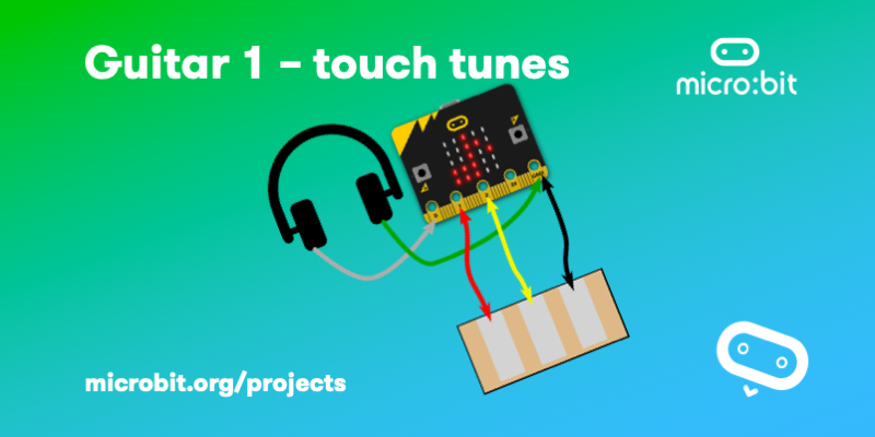 Guitar 1 - touch tunes | micro:bit