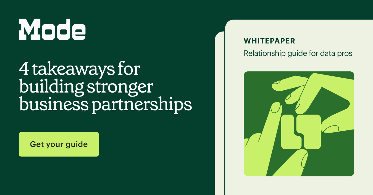 Relationship Guide for Data Pros