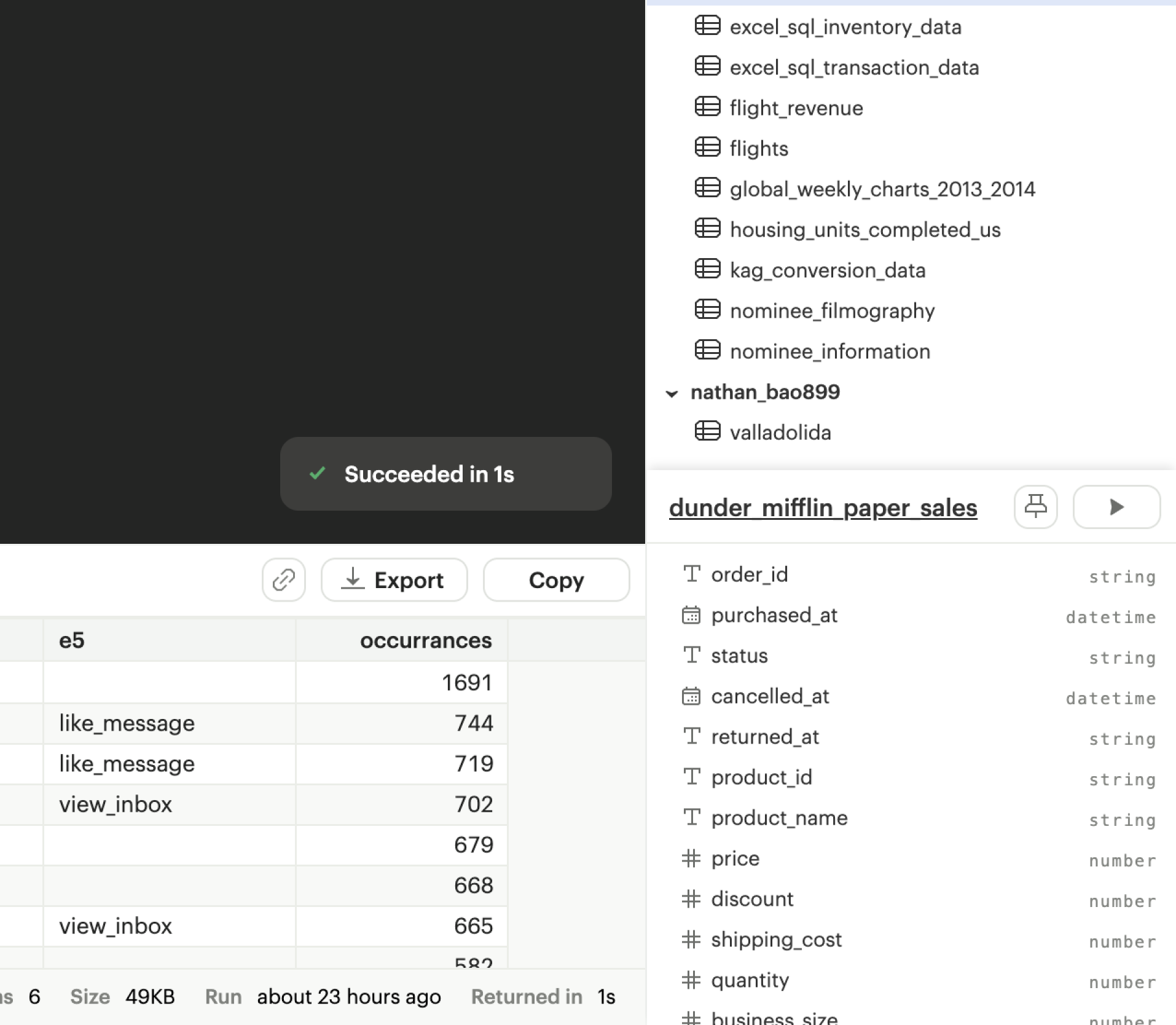 - Answer any Question with SQL | Mode