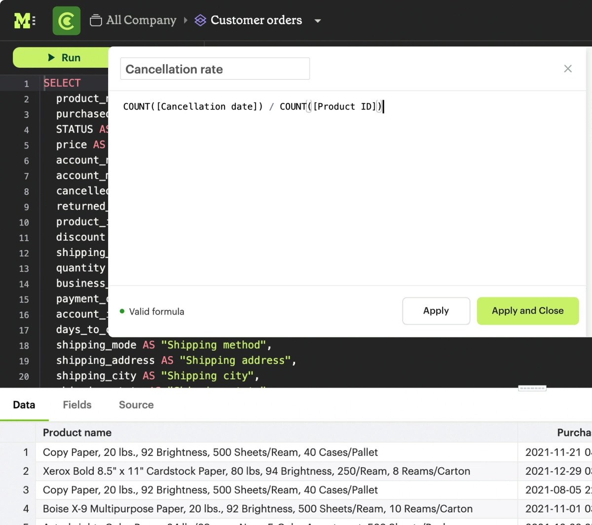 Mode datasets: Curated, reusable building blocks to power self-service