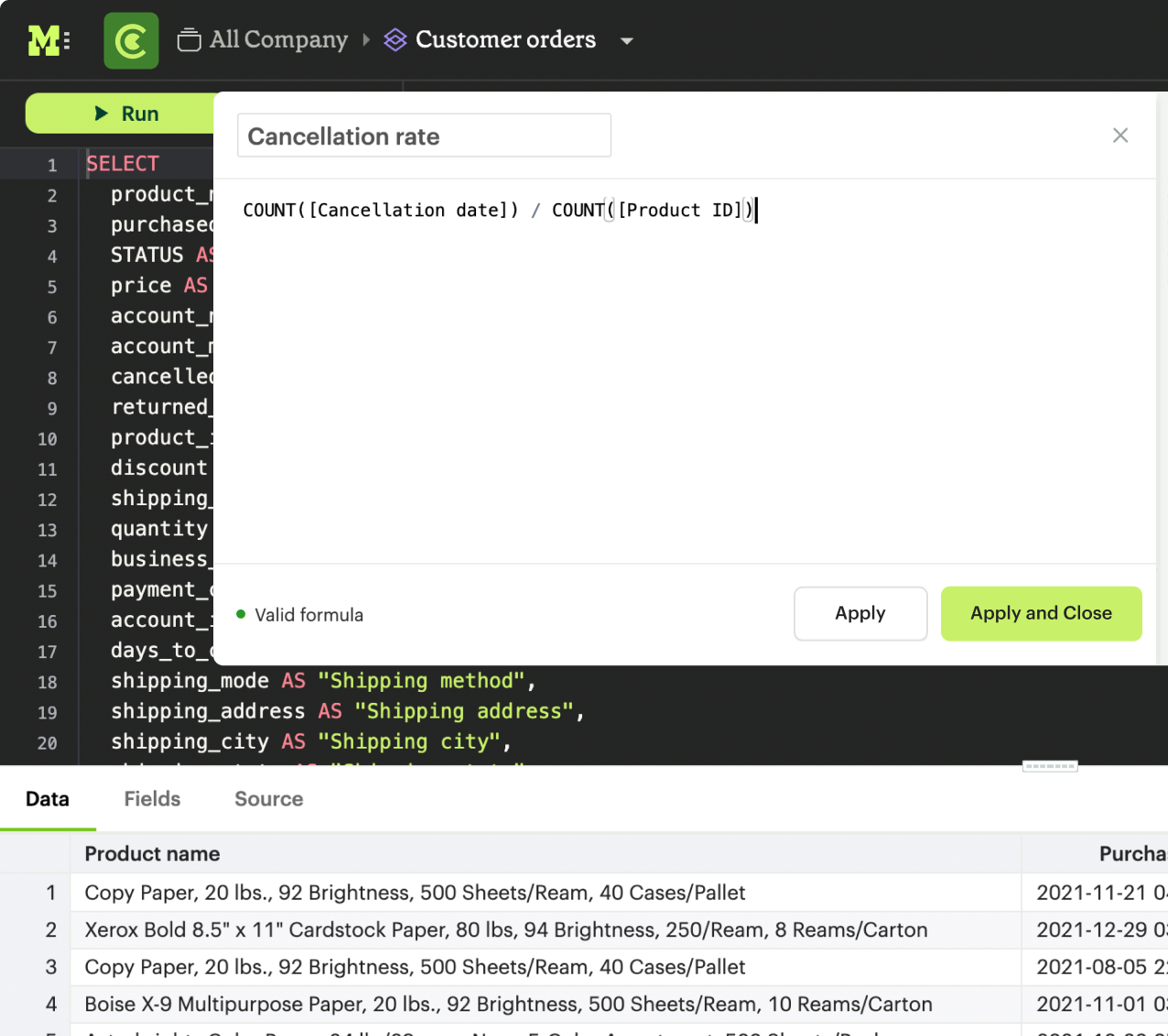 Mode datasets: Curated, reusable building blocks to power self-service