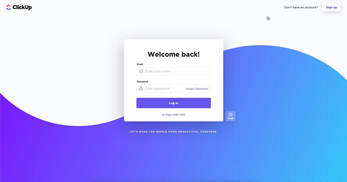 Clickup UI UX Examples & Screenshots | SaaSUI
