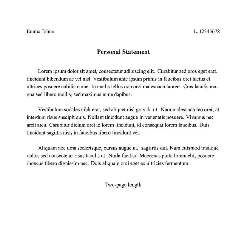 Law School Personal Statement Format & Length: Guide & Tips | Leland