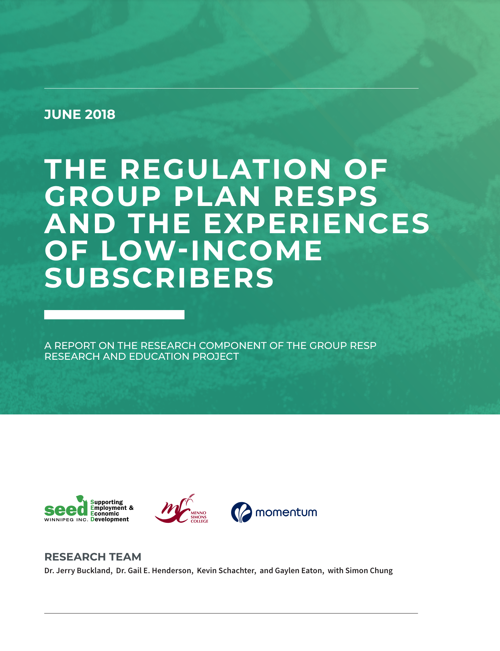 The Regulation of Group Plan RESPs Report | Momentum