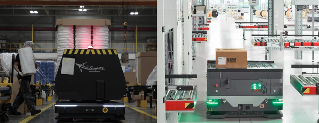 The future of AMRs and AGVs in material handling | OTTO by Rockwell Automation