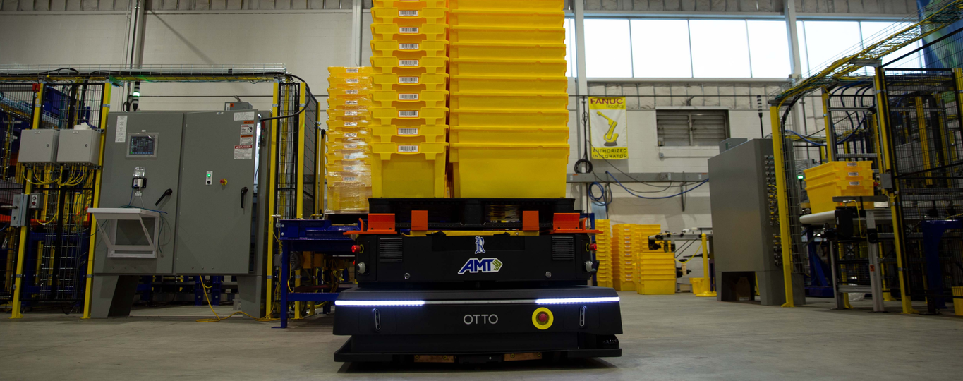 OTTO Motors and AMT automate material handling at a packaging facility ...