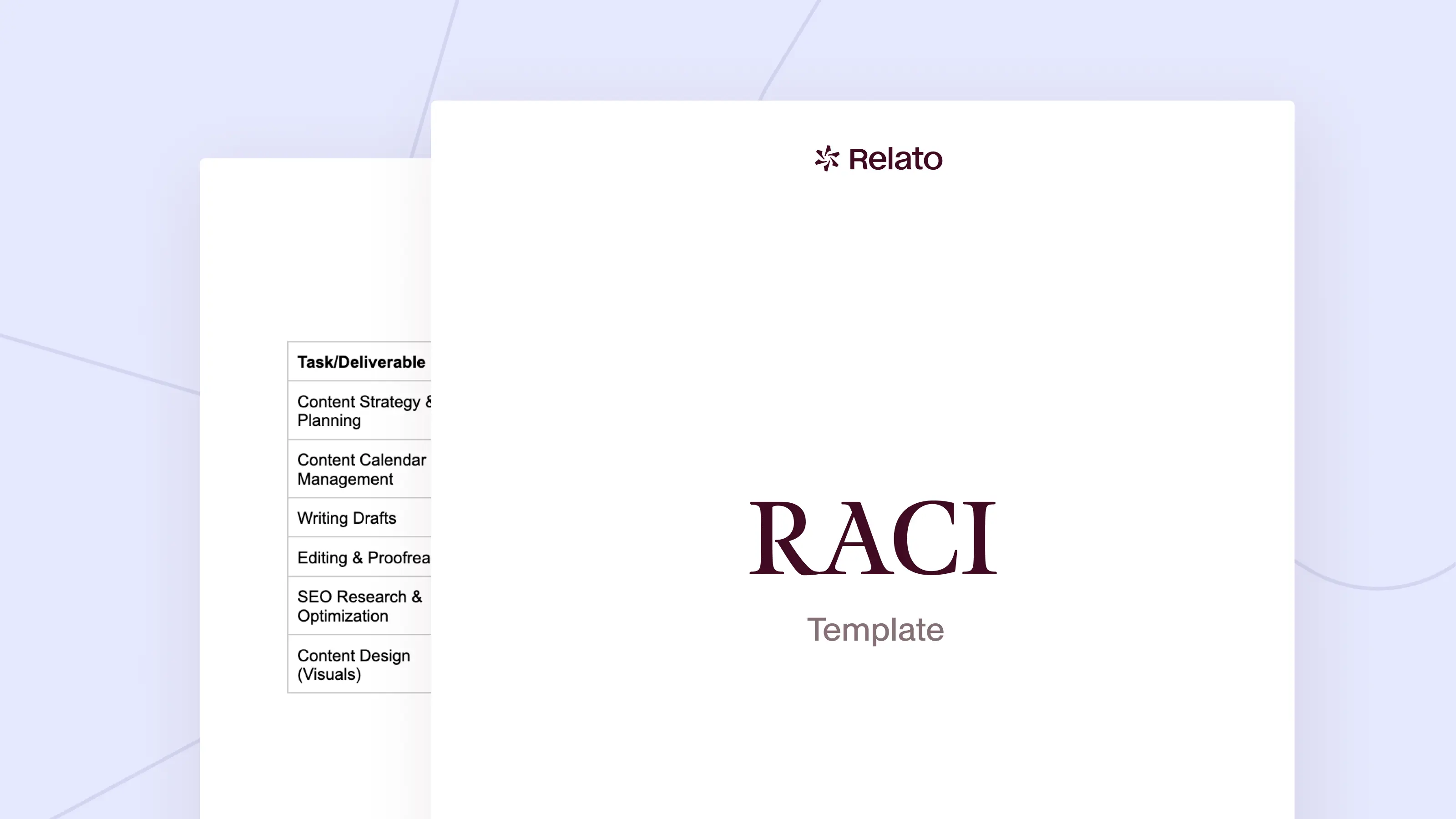 How to Use the RACI Template for Content Teams | Relato