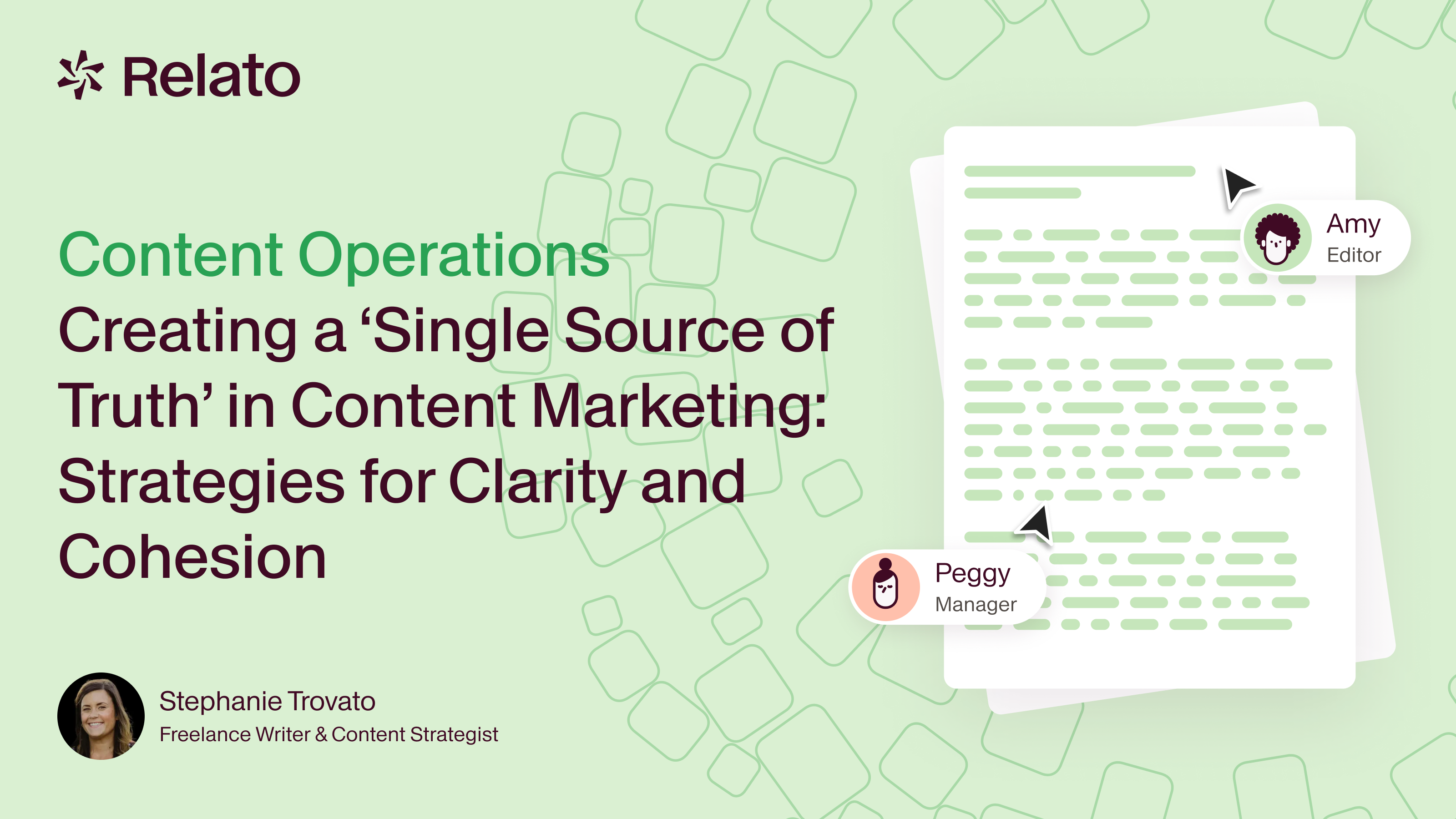 Build a Single Source of Truth for Content Marketing | Relato