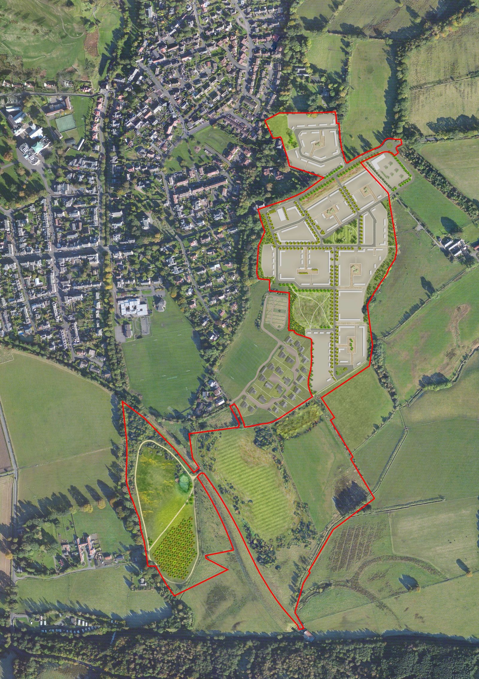 Masterplan for Harviestoun mixed-use development