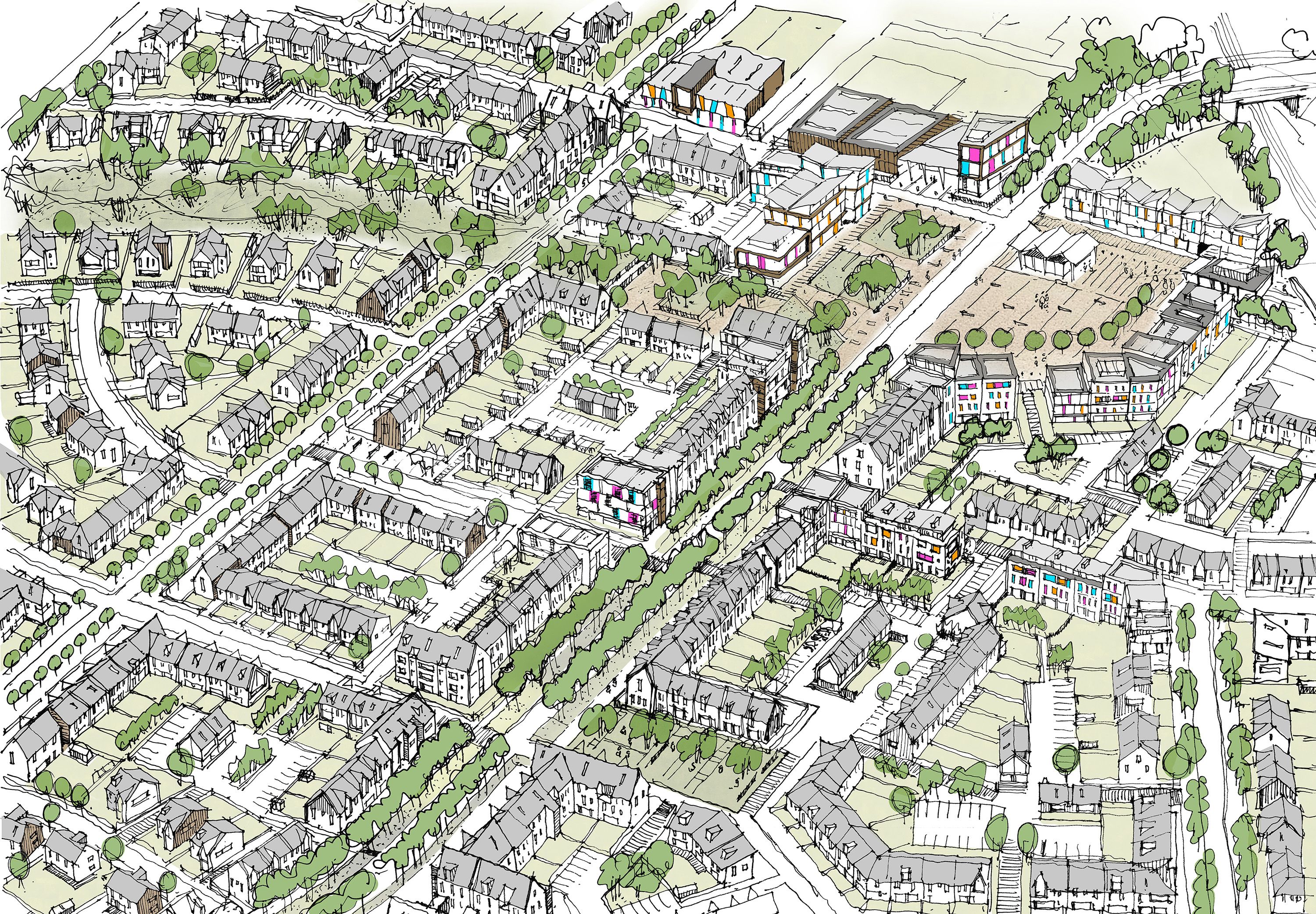 Shawfair masterplan and town centre vision