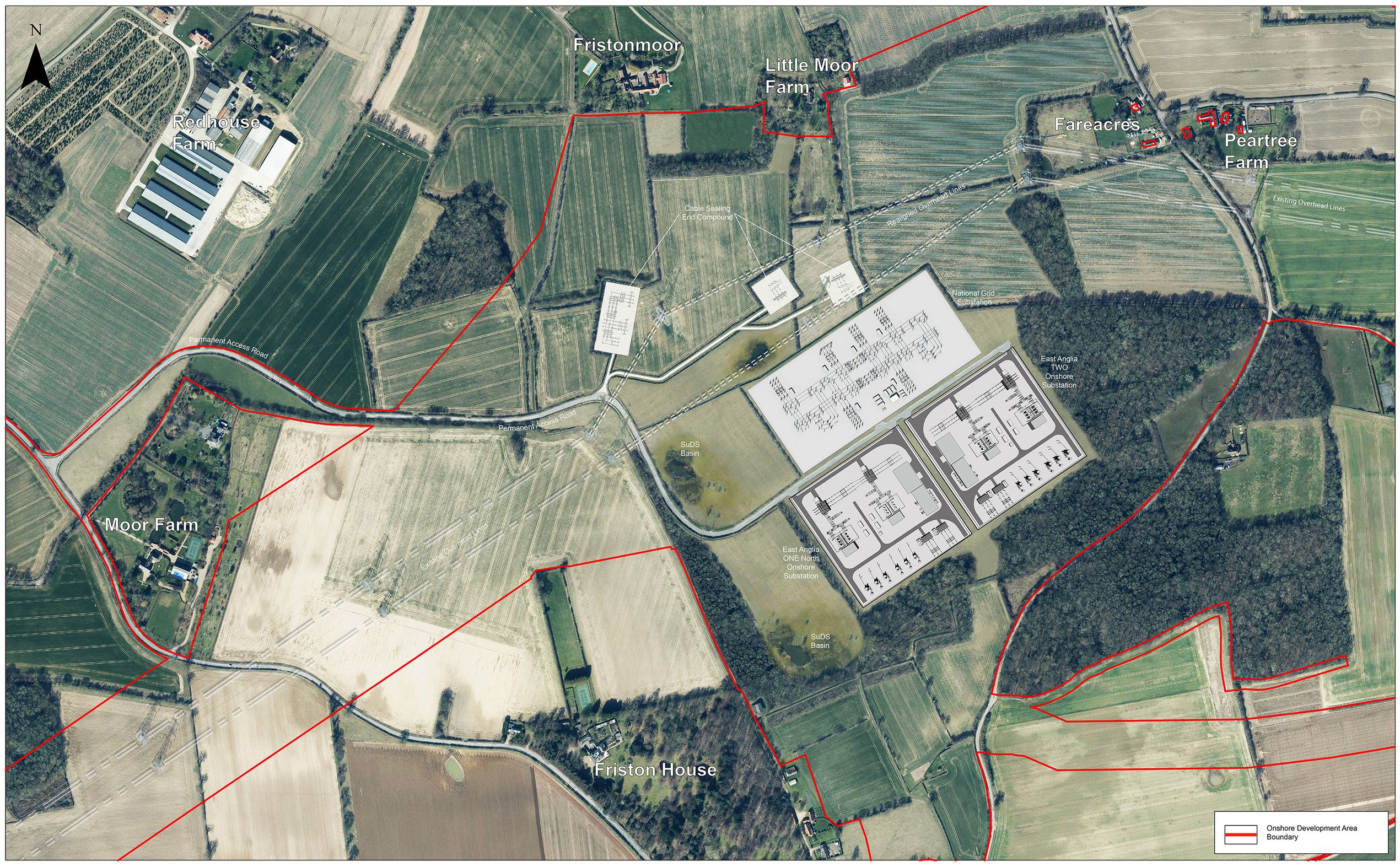 East Anglia Two and One North offshore wind farms