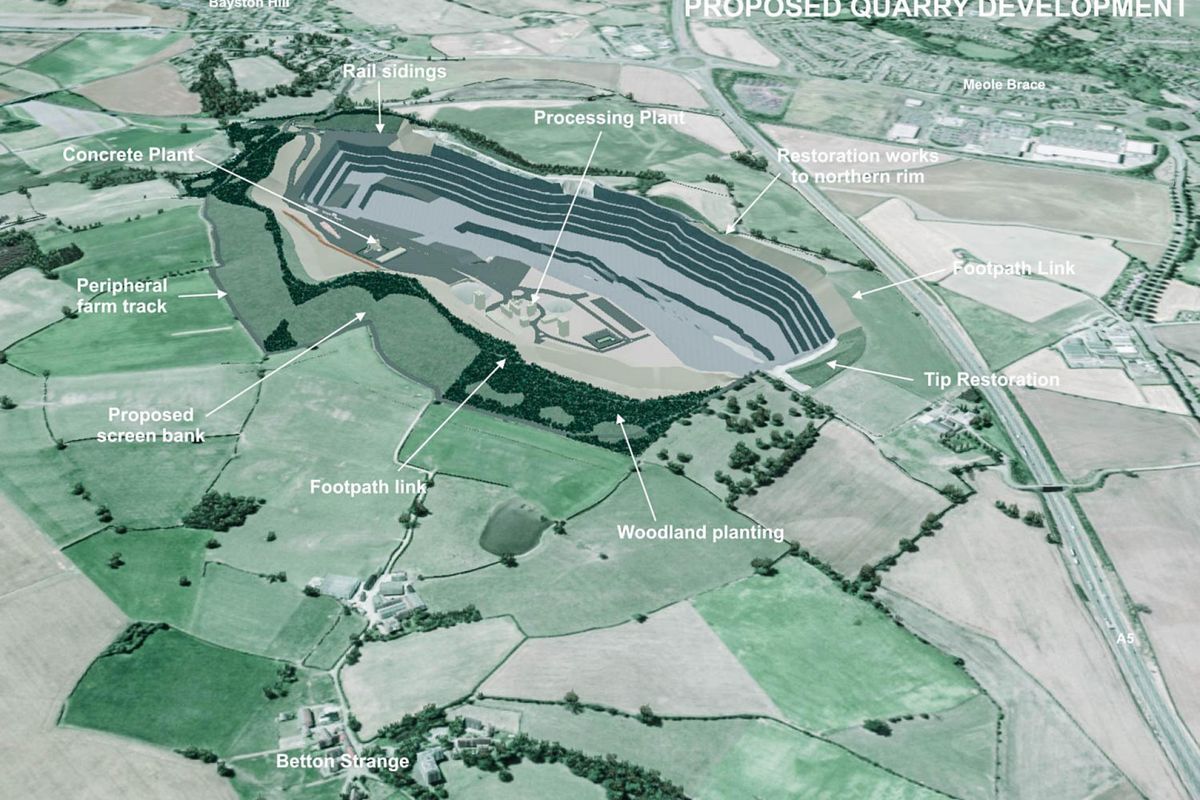 Bayston Hill quarry extension
