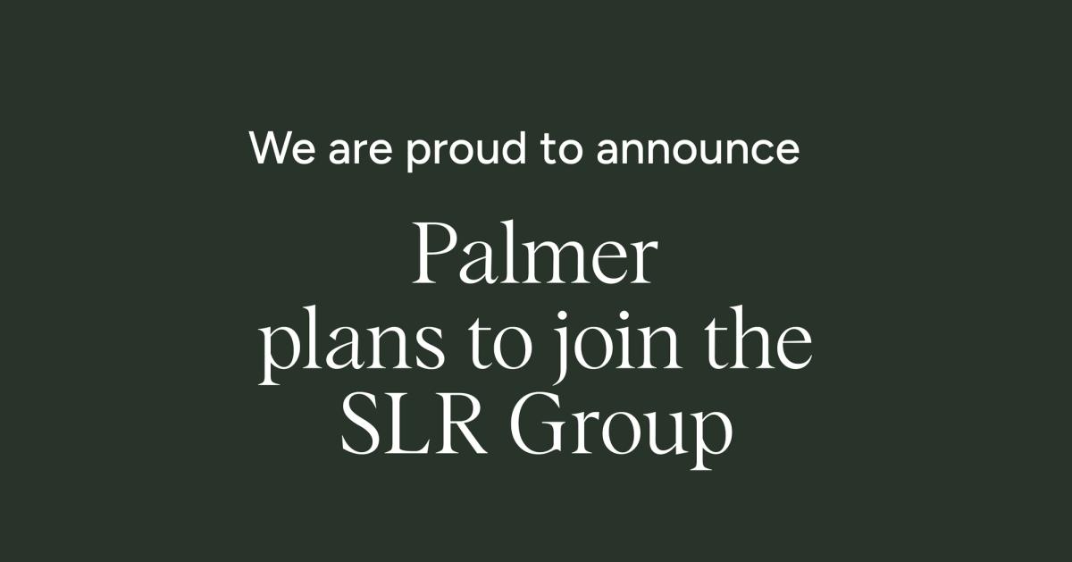 Palmer to join SLR Environmental Consulting Teams in Canada