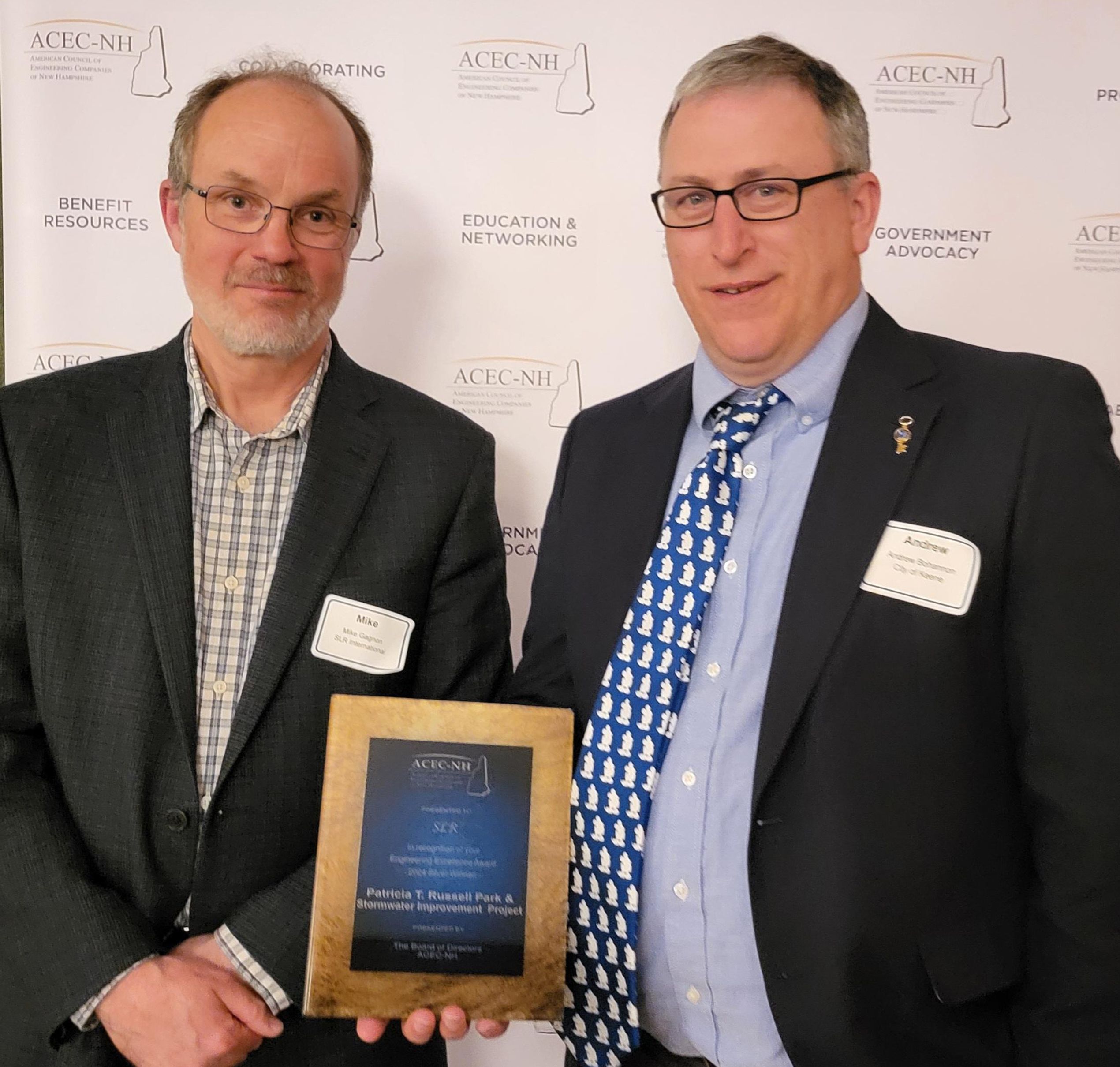 SLR wins ACEC-NH Silver Engineering Excellence Award for development of Patricia T. Russell Park ...