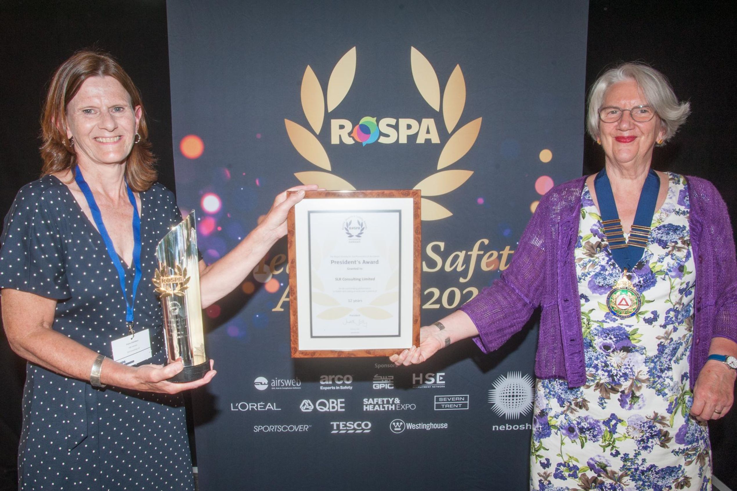RoSPA awards ceremony & webinar success | SLR Consulting
