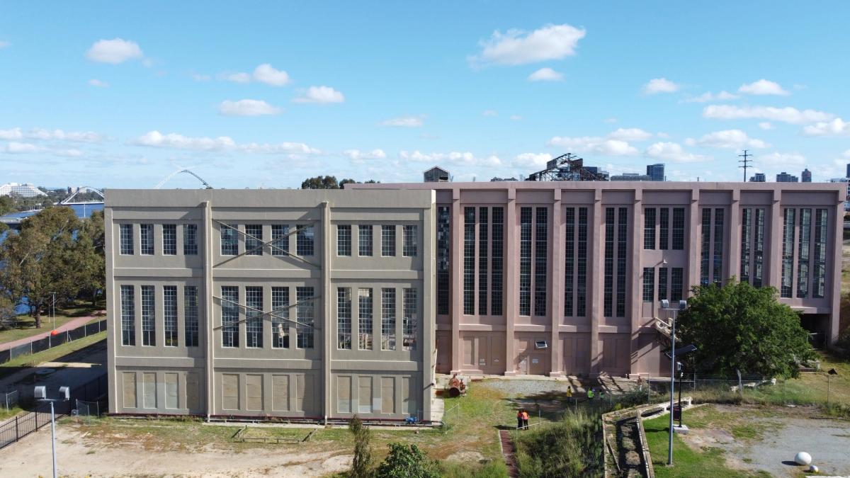 East Perth Power Station site transformation