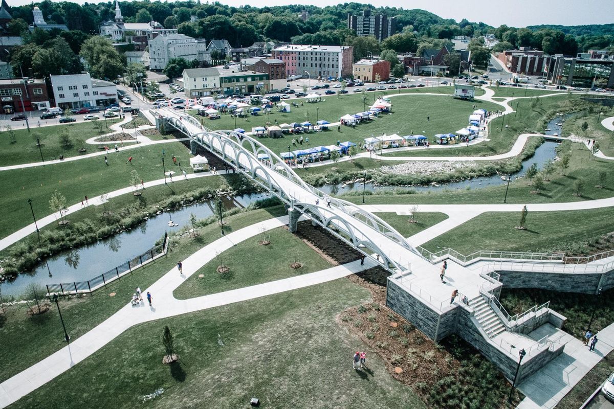 Flood control plan for Meriden Green