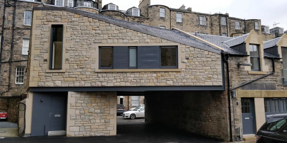 Architectural refurbishment of B-Listed existing mews buildings