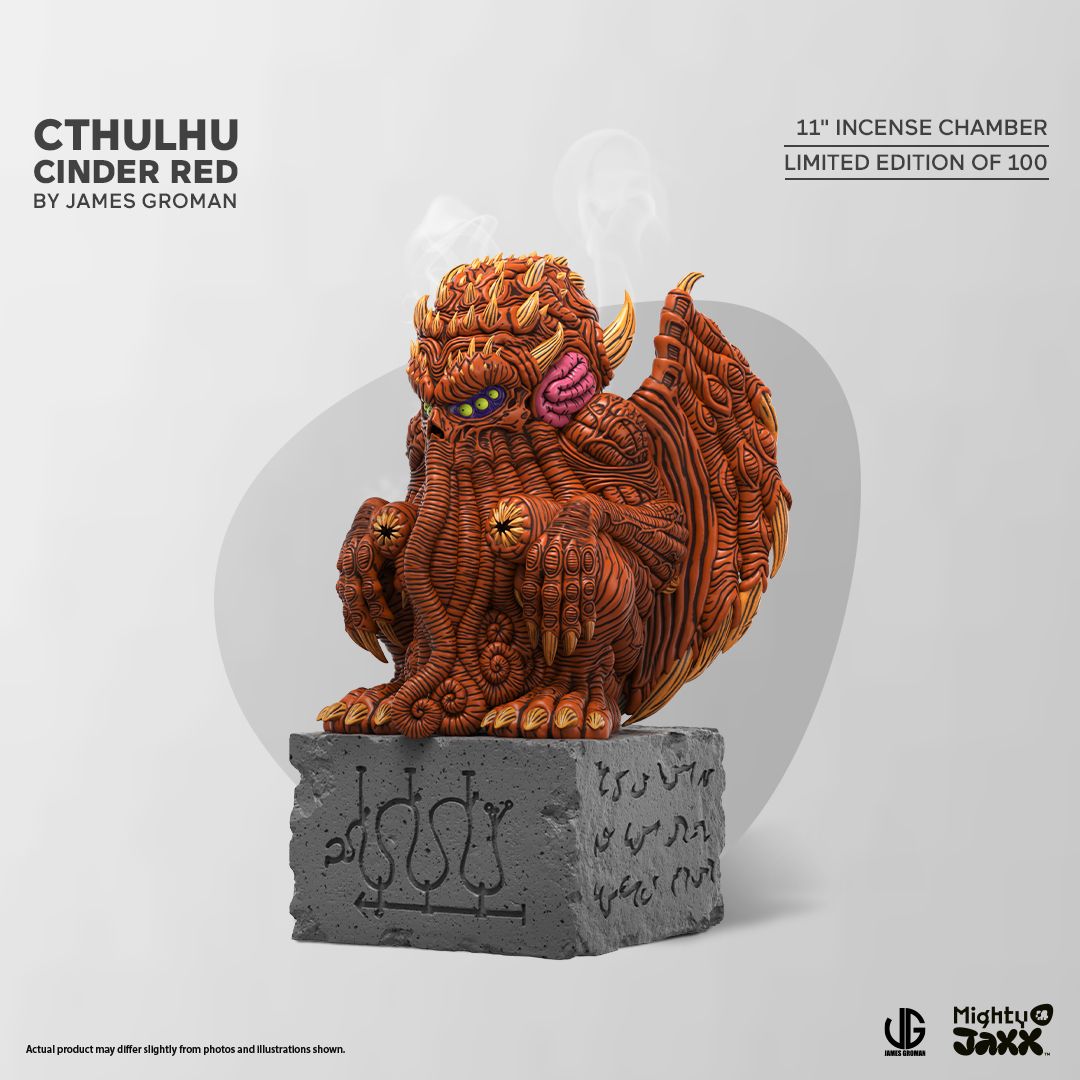 Cthulhu (Cinder Red) by James Groman | Mighty Jaxx