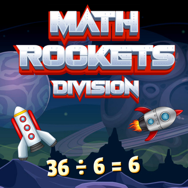 🚀 Math Rockets Division - Educational Fun for Kids | QwiQ Games