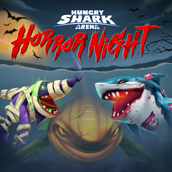 🦈 Hungry Shark Arena Horror Night - Shark Battle | QwiQ Games
