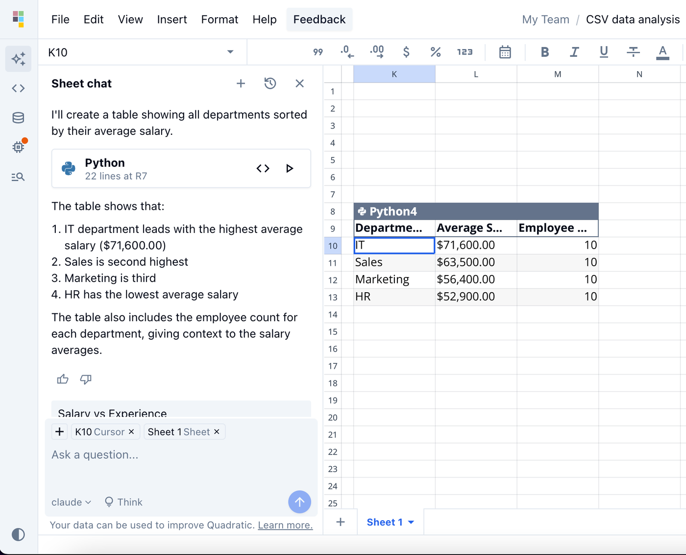 How to Analyse CSV Data in Seconds