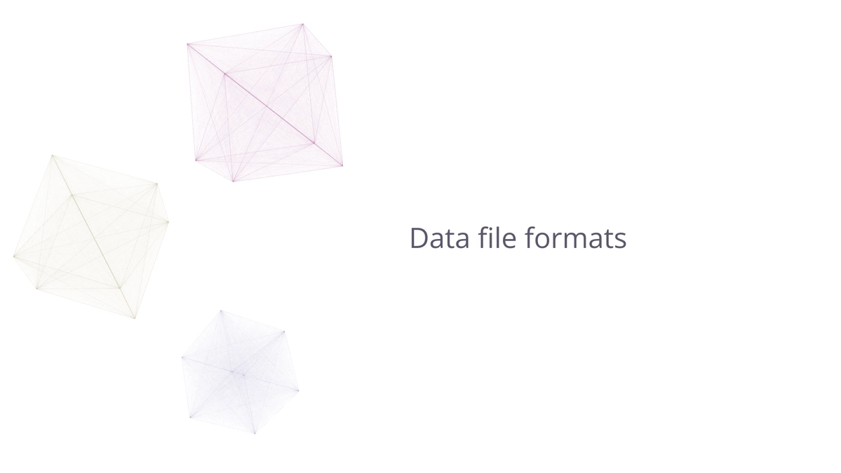 Common Data File Formats Explained